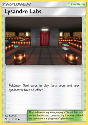 Lysandre Labs - 111/131 Forbidden Light Trainer Pokemon Card | eBay ...