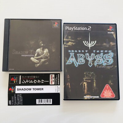 Shadow Tower PS1 PS2 Abyss set of 2 PlayStation FROM Software | eBay