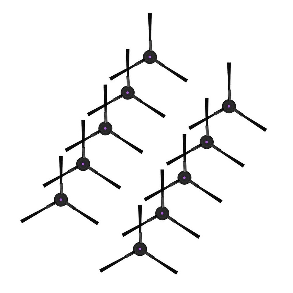 Replacement Side Brush 10pcs for Cecotec For Conga For X50 Robot Vacuum ...
