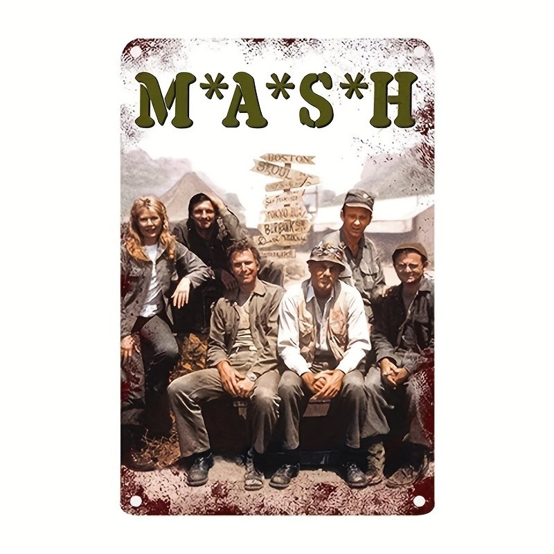 Vintage MASH TV Show with Distress Tin Metal Signs Home Décor 8x12 | eBay