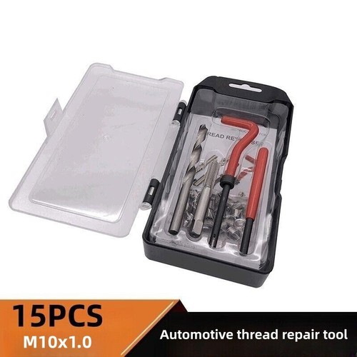 15 x M10 x 1.0 Metric Thread Repair Install Tool Insert Kit M10 ...