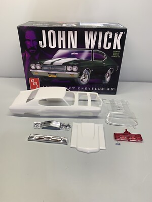 AMT 1/25 John Wick 1970 Chevelle SS 454 Body And Parts /Slot Car ...