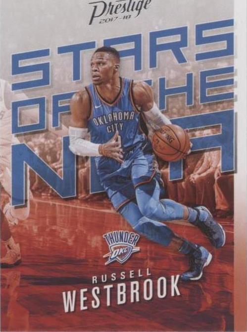 2017-18 Panini Prestige - Stars of the Nba Russell Westbrook #3 for ...