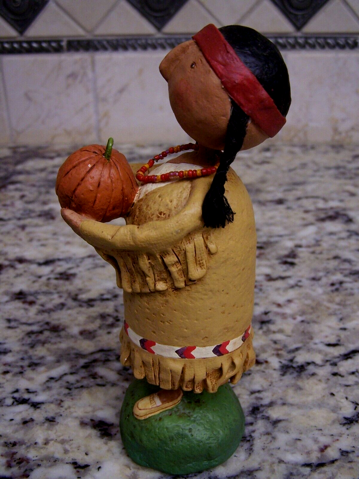 DEMDACO TURKEY CREEK TOWNSHIP "PUMPKIN PRINCESS" NATIVE AMERICAN GIRL ...