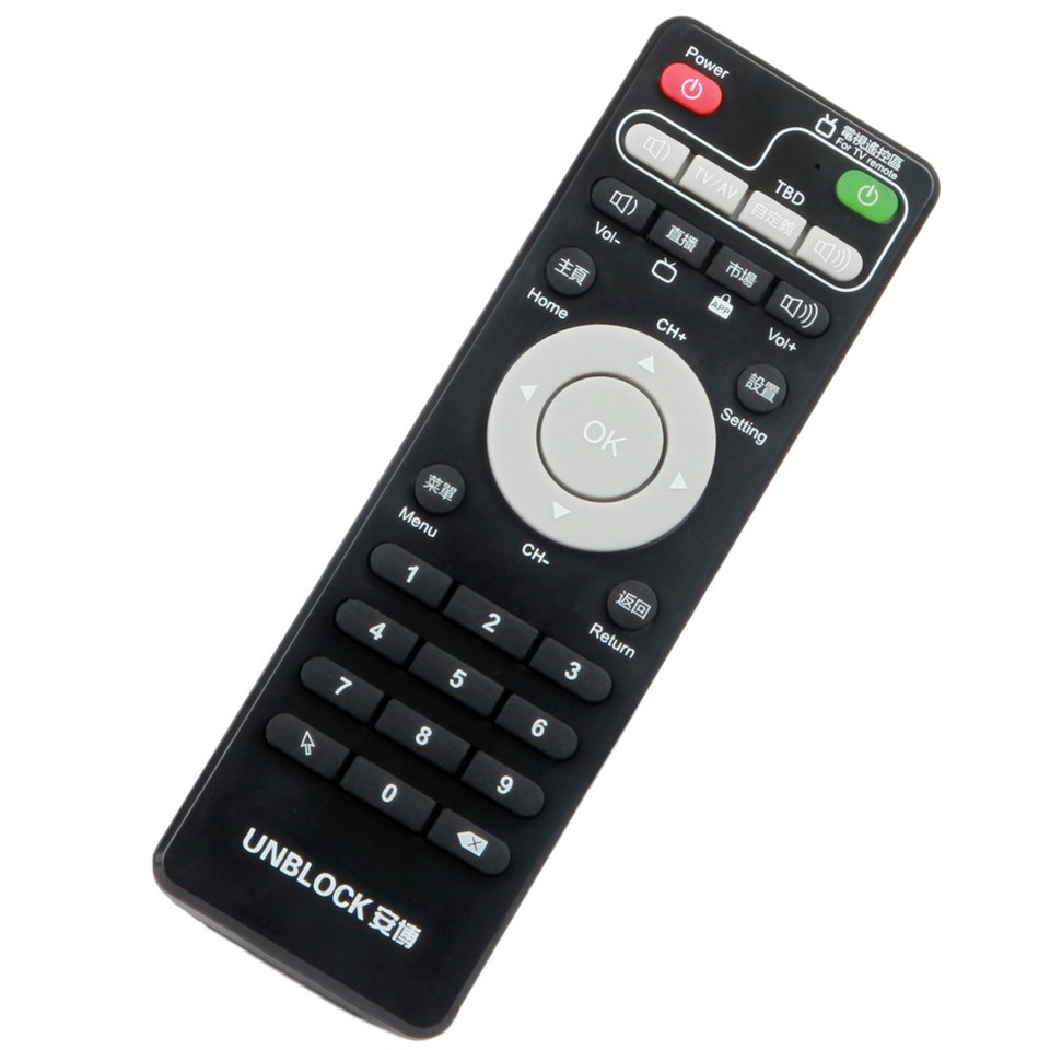 New Original Unblock Tech TV Box 安博盒子 Remote Controller UBOX3 UBOX4 BT ...