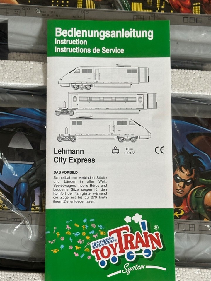 RARE LGB GERMAN SUPER HERO TRAIN SET 92950 WORKS GREAT MINT IN BOX! | eBay