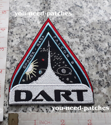 Space NASA Double Asteroid Redirection Test (DART) Logo Patch Emblem ...