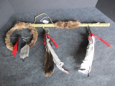 NATIVE AMERICAN DANCE STICK, AMERICAN INDIAN EFFIGY STAFF, WAND, #DAY ...