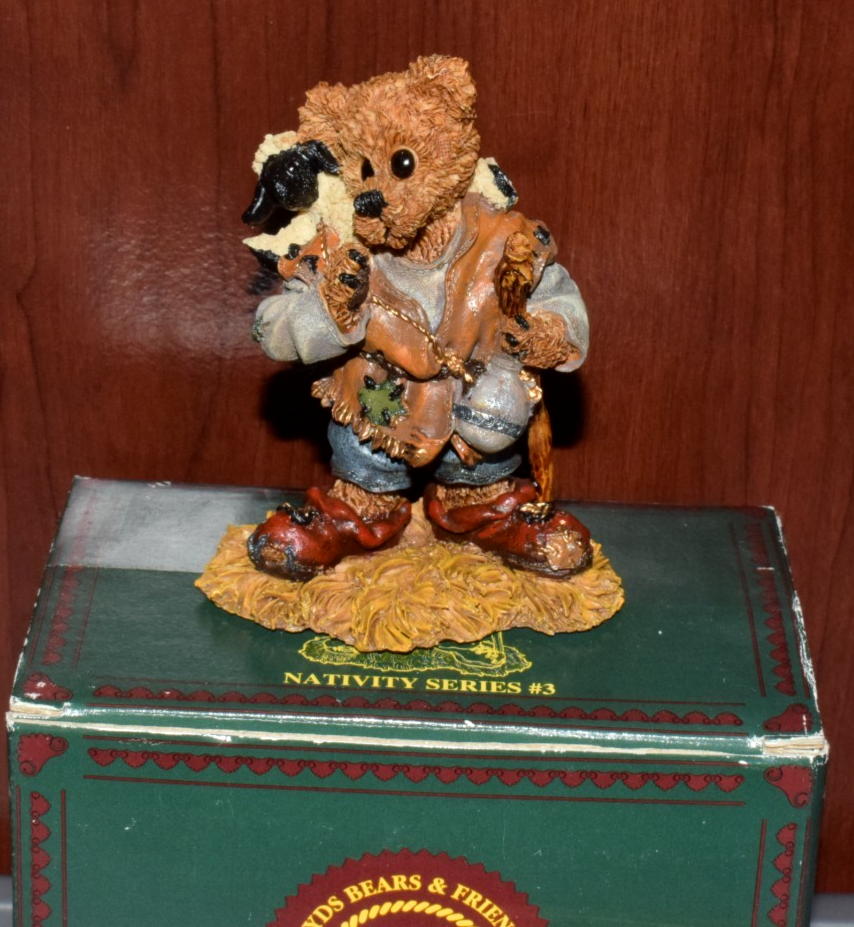 Boyds Bears & Friends Bruce...As The Shepherd Figurine in Box! | eBay