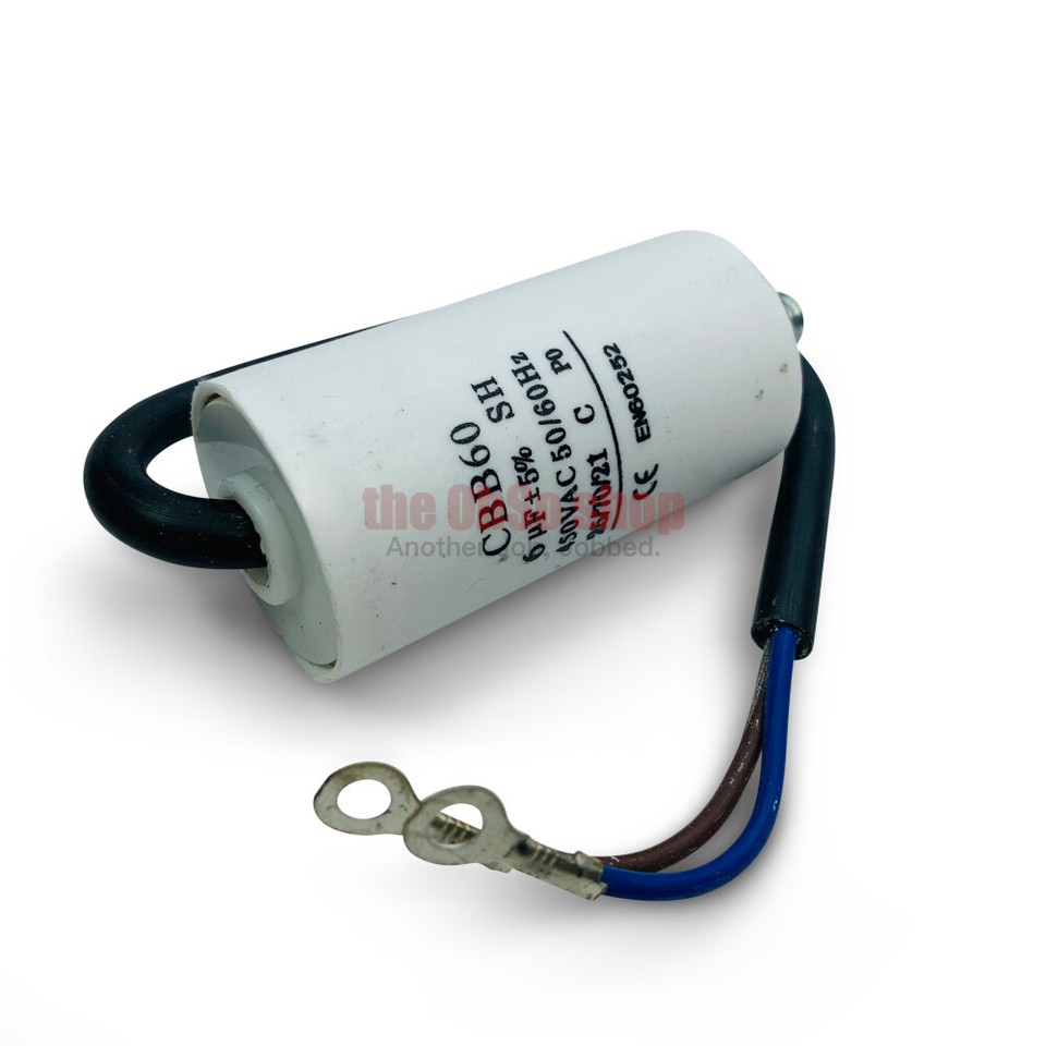 6uf Wired Capacitor CBB60 Start Run Motor For Air/Water Pump, Air ...