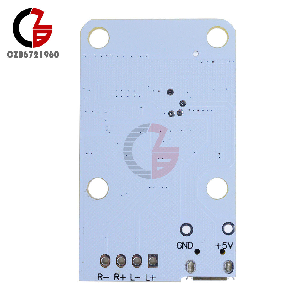 5V 3W+3W 2X3W Bluetooth Audio Receiver Digital Amplifier Board Module ...