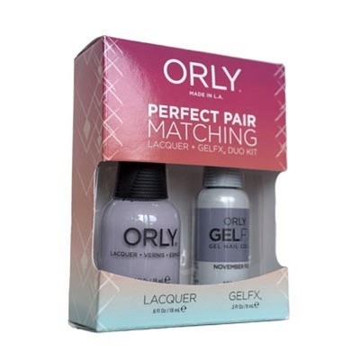 Orly Perfect Pair Matching Lacquer Plus Gelfx Duo Kit, November Fog | eBay