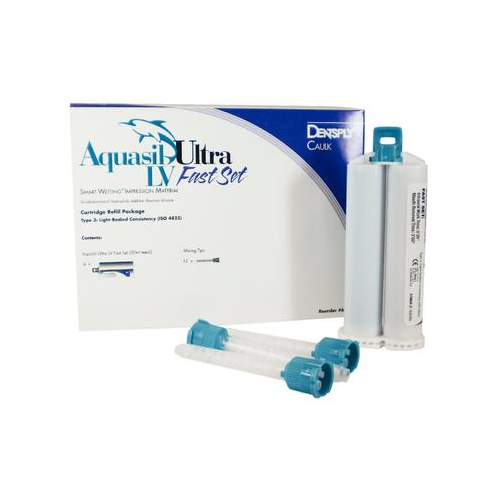 DENTSPLY Aquasil Ultra LV Fast Set - 4x50ml Cartridges and 12 Tips ...
