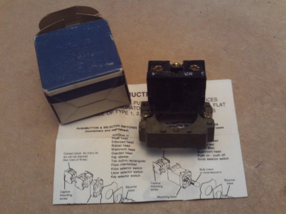 4- TELEMECANIQUE ZB2BZ101 CONTACT BLOCK NEW NIB | eBay