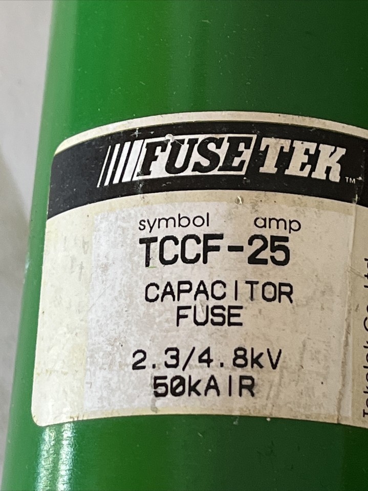 FUSETEK TCCF-25 Capacitor Fuse 2.3/4.8kV 50kAIR | eBay