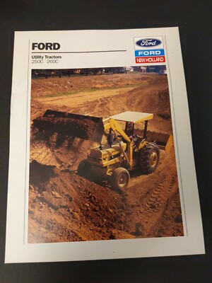 Ford New Holland Utility Tractor 250c 260c Brochure | eBay