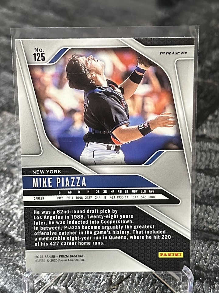 2025 Prizm Baseball #125 Mike Piazza Blue Ice Prizm | eBay