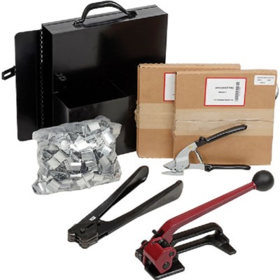 NEW! Pac Portable And Compact Steel Strapping Kit, 1/2" W x .020 ...