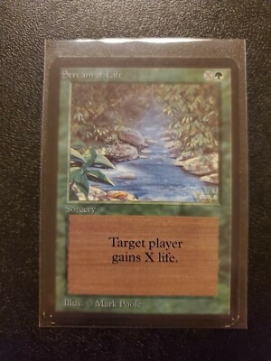 2x Magic the Gathering Alpha Stream of Life MTG NM | eBay