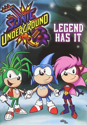 SONIC UNDERGROUND: LEGEND HAS IT (DVD, 2000, FULL SCREEN) ANIMATED ...