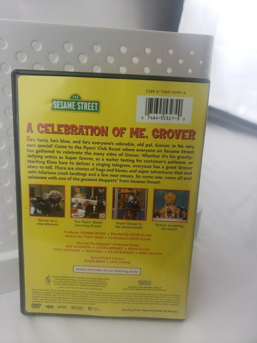 Sesame Street A Celebration Of Me Grover Dvd Sesame Street: Old