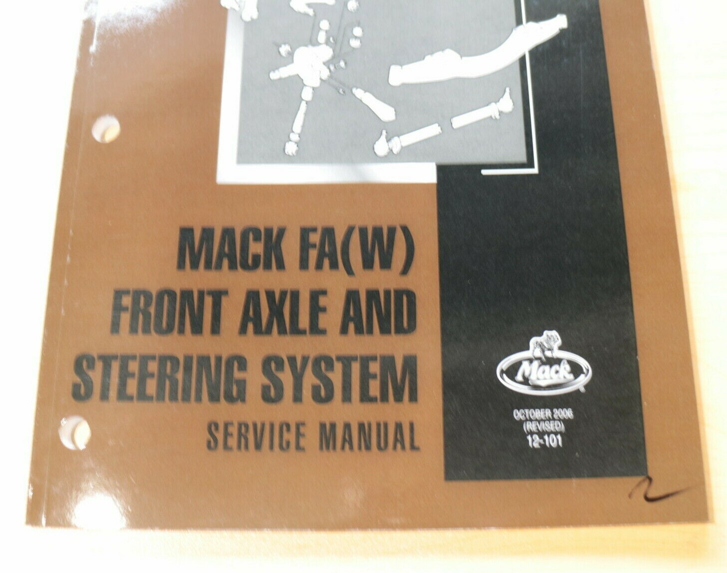 MACK TRUCKS FA W Front AXLE WHEEL ALIGNMENT Repair Shop Service Manual ...