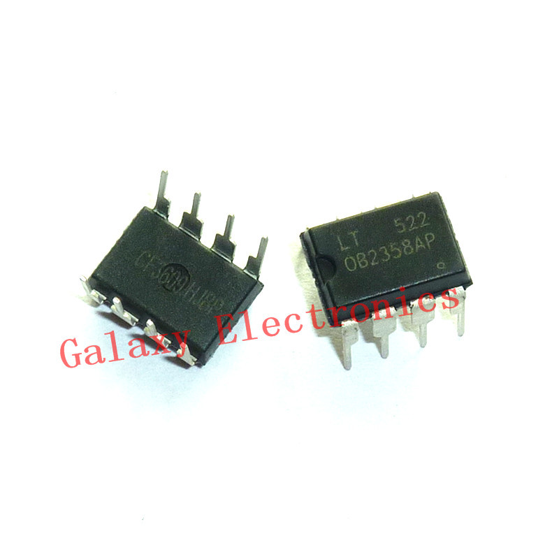 10pcs/lot OB2358 2358 DIP-8 Current Mode PWM Controller IC OB2358AP ...