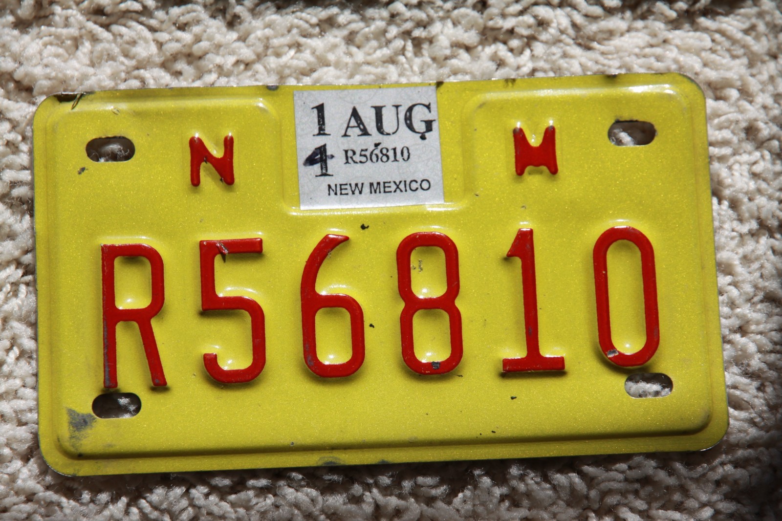 2011 NEW MEXICO License Plate ** MOTORCYCLE ** | eBay