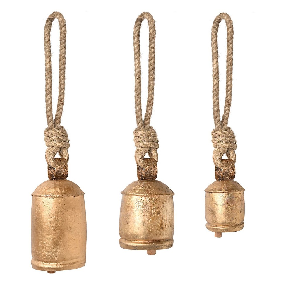 Incense Garden Set of 3 Hanging Harmony Bells Garden Rustic Relaxing ...