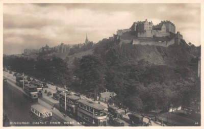Edunburgh - Castle From West End | eBay Australia