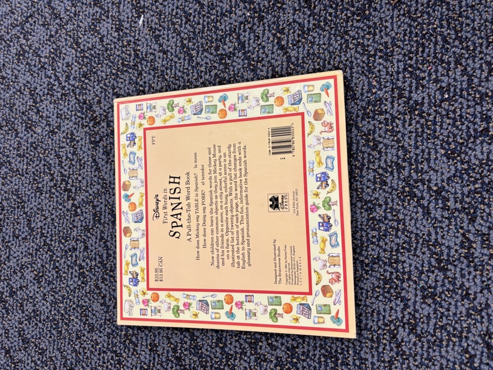 Disney's First Words in Spanish | eBay