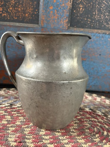 Early Antique Primitive Pewter Water Pitcher Genuine Pewter 153 | eBay
