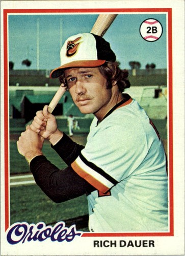 1978 Topps #237 Rich Dauer - EX | eBay