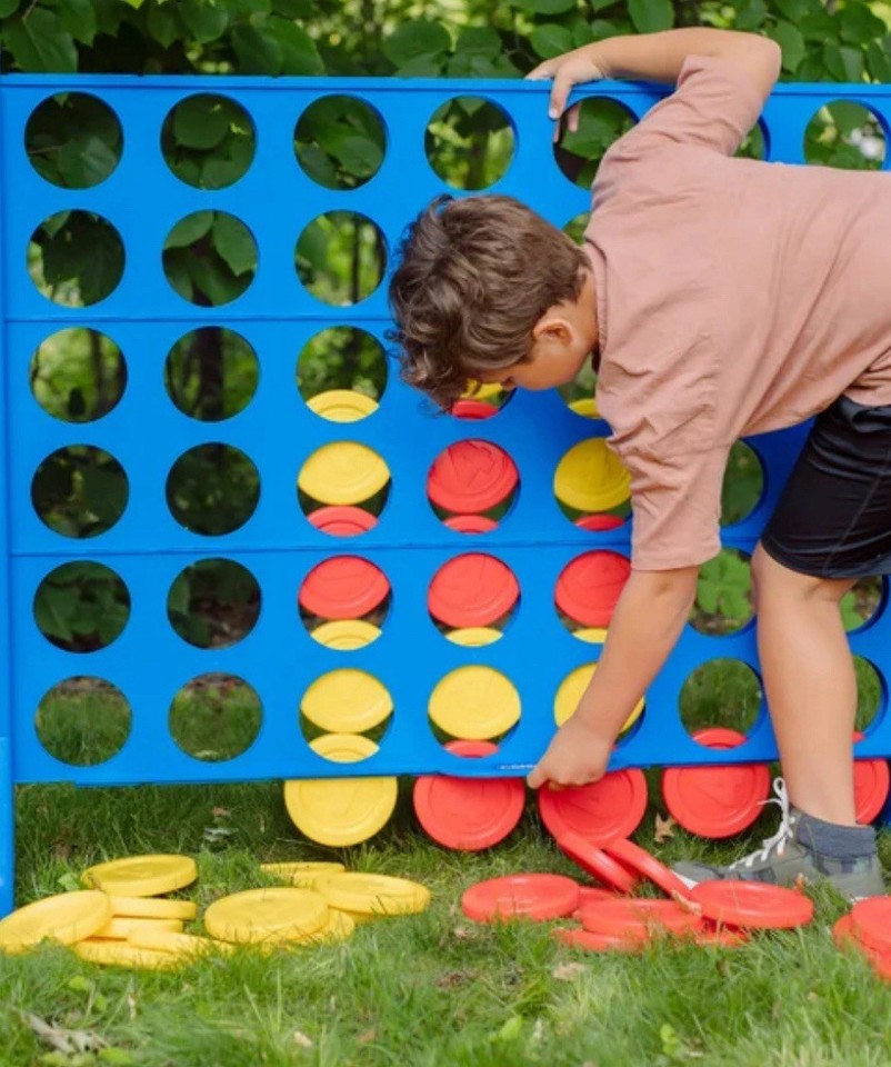 Giant Connect Four Yard Game Party Oversized Large Big Backyard Fun ...