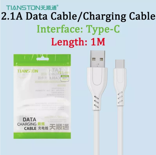 (3 Pack) 2.1A Type-C 1M/3ft Data Cable Charging Cable For Android ...
