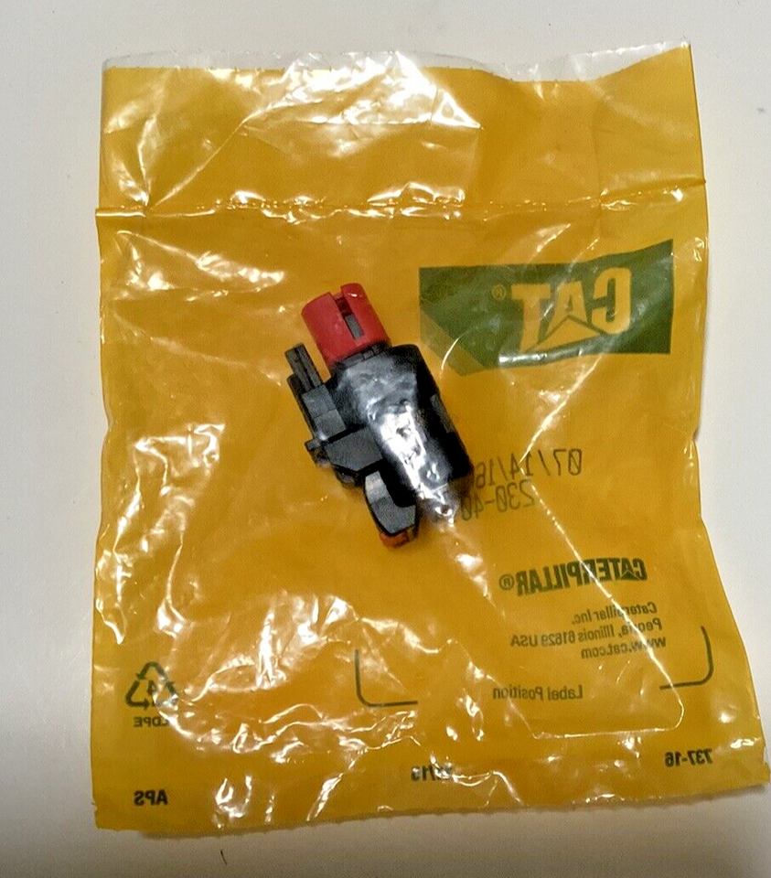 2 PIN CONNECTOR PLUG CATERPILLAR 230-4011 2304011 C-18 C7 C9 C-9 C11 ...