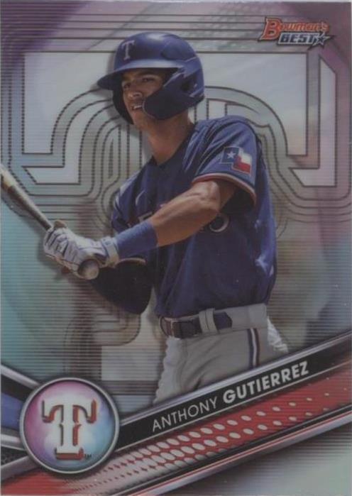 2022 Bowman's Best - Top Prospects Anthony Gutierrez #TP-22 Refractor ...