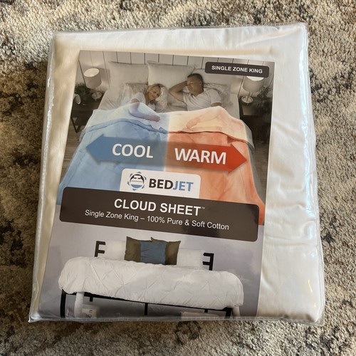 NEW BedJet Cloud Sheet Single Zone King 100% Cotton Bedding 108x96 ...