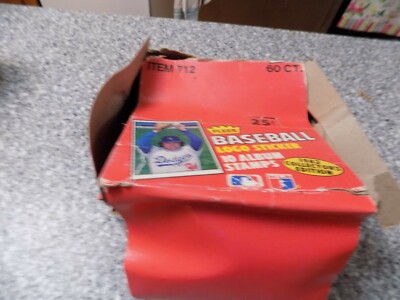 1982 Fleer Baseball Stamps & Logo Sticker Box | eBay