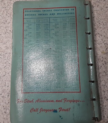 Jorgensen Steel Aluminum Stock List & Reference Book | eBay
