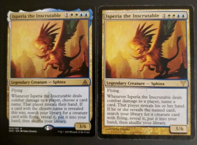 Mtg 2x Isperia The Inscrutable Moderate Play | eBay