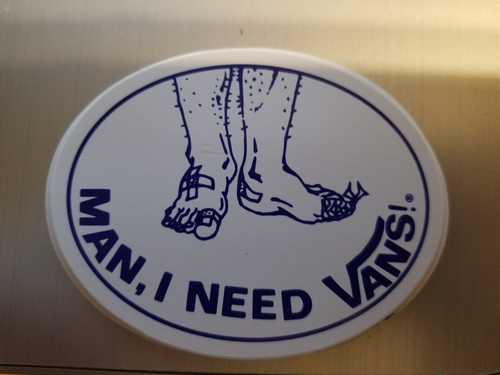 OLD SCHOOL BMX VANS VINYL STICKER DECAL VINTAGE RARE HTF | eBay