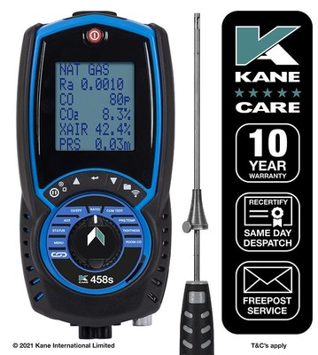 Kane 458s Infra-Red Flue Gas Analyser Kit - *TRADE IN AVAILABLE EXTRA ...