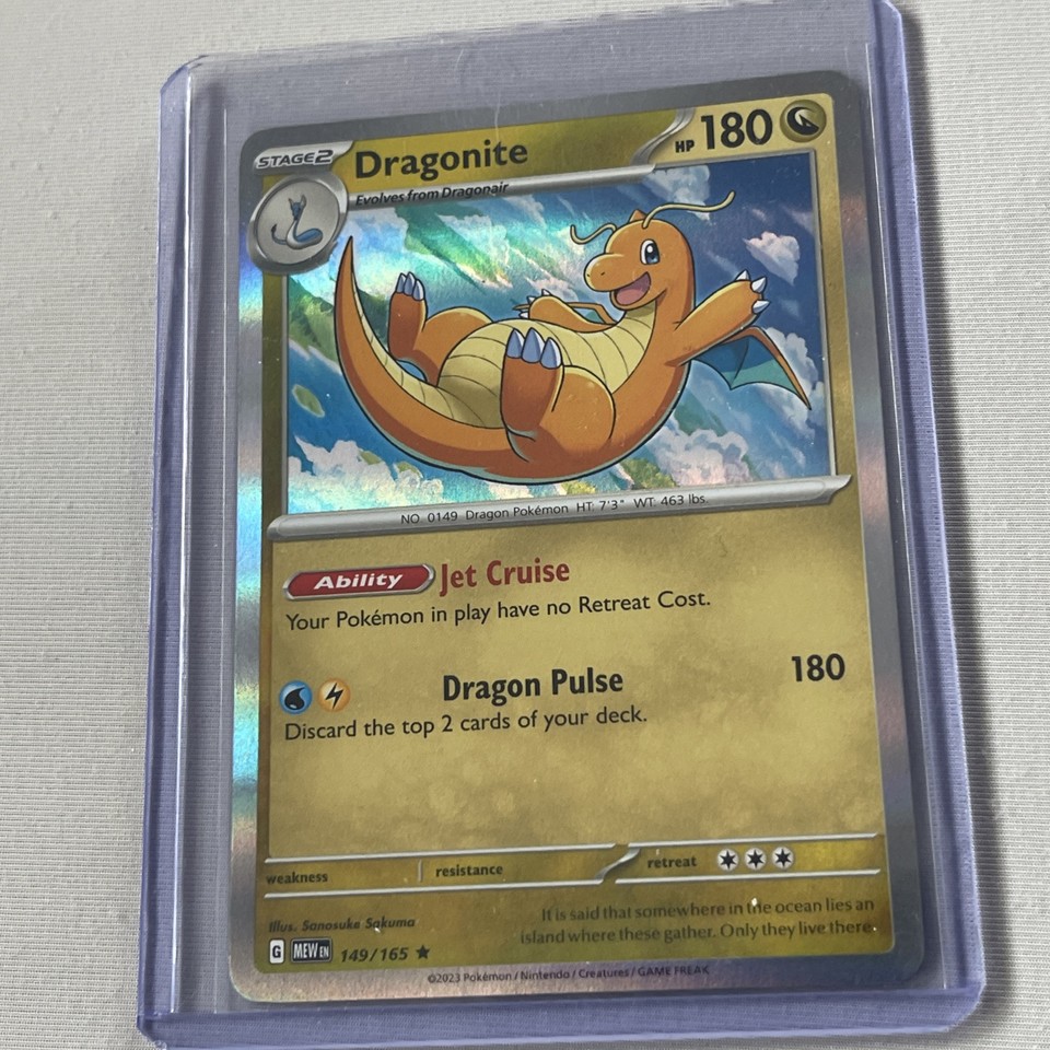 Pokemon Scarlet & Violet 151 Reverse Holo 2023 Dragonite | eBay