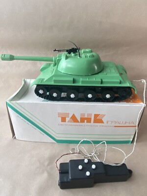 Vintage USSR Soviet with Remote Control Toy Tank IS-3 WW2 | eBay