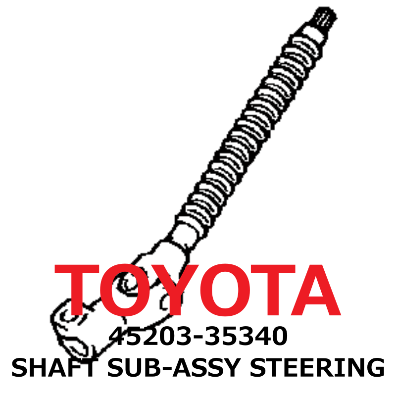 【NEW】Toyota Genuine 2010-2014 FJ Cruiser SHAFT SUB-ASSY STEERING 45203 ...