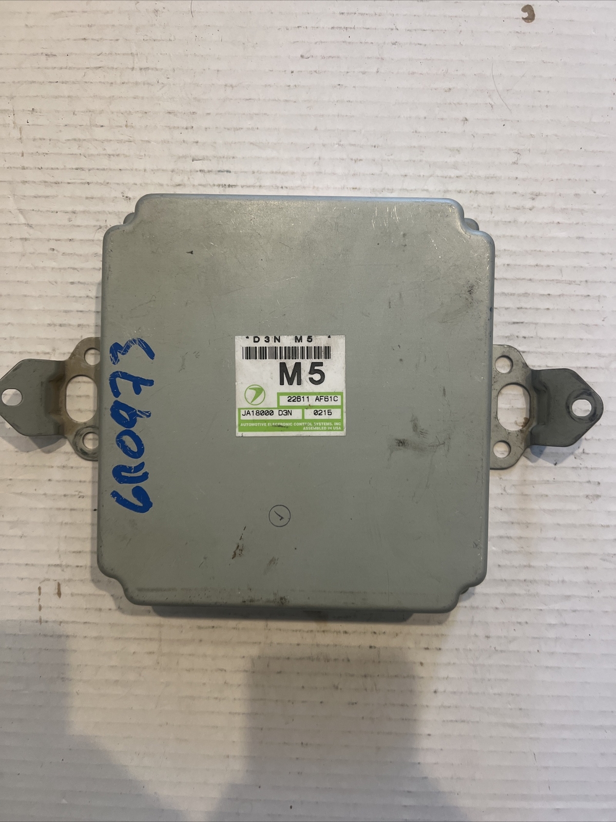 2000 SUBARU LEGACY OUTBACK ELECTRONIC ENGINE CONTROL MODULE ECU 22611 ...
