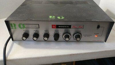 LSi Bogen Flex-Pak Solid State Amplifier Model CHS-60A fires up ...
