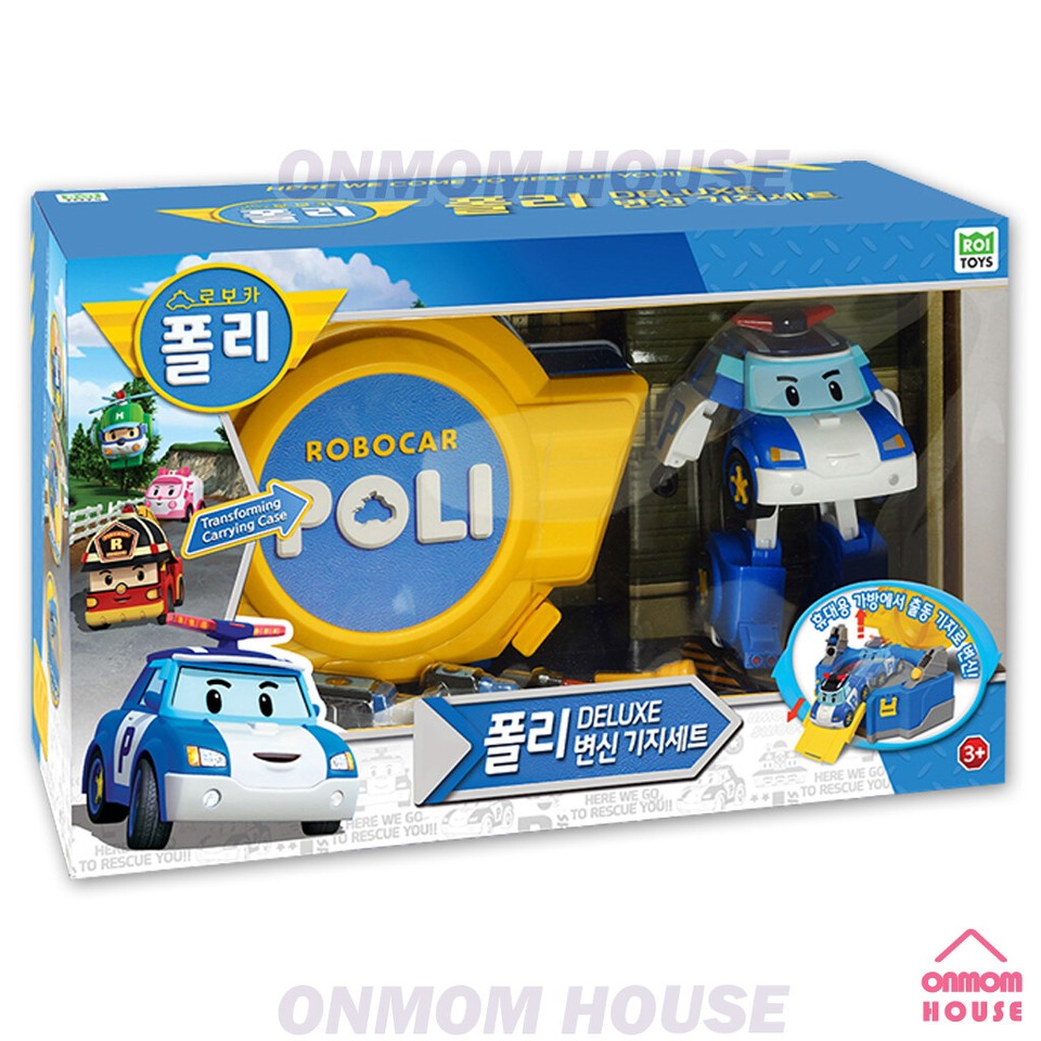 Robocar Poli Deluxe Transforming Carring Case 3 Styles Korea Animation ...