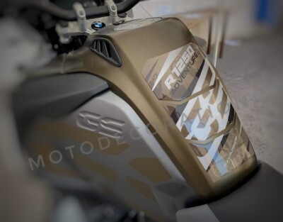 BMW R1250GS ADVENTURE EXCLUSIVE TANK PAD FUEL TANK PROTECTOR KALAMATATA ...